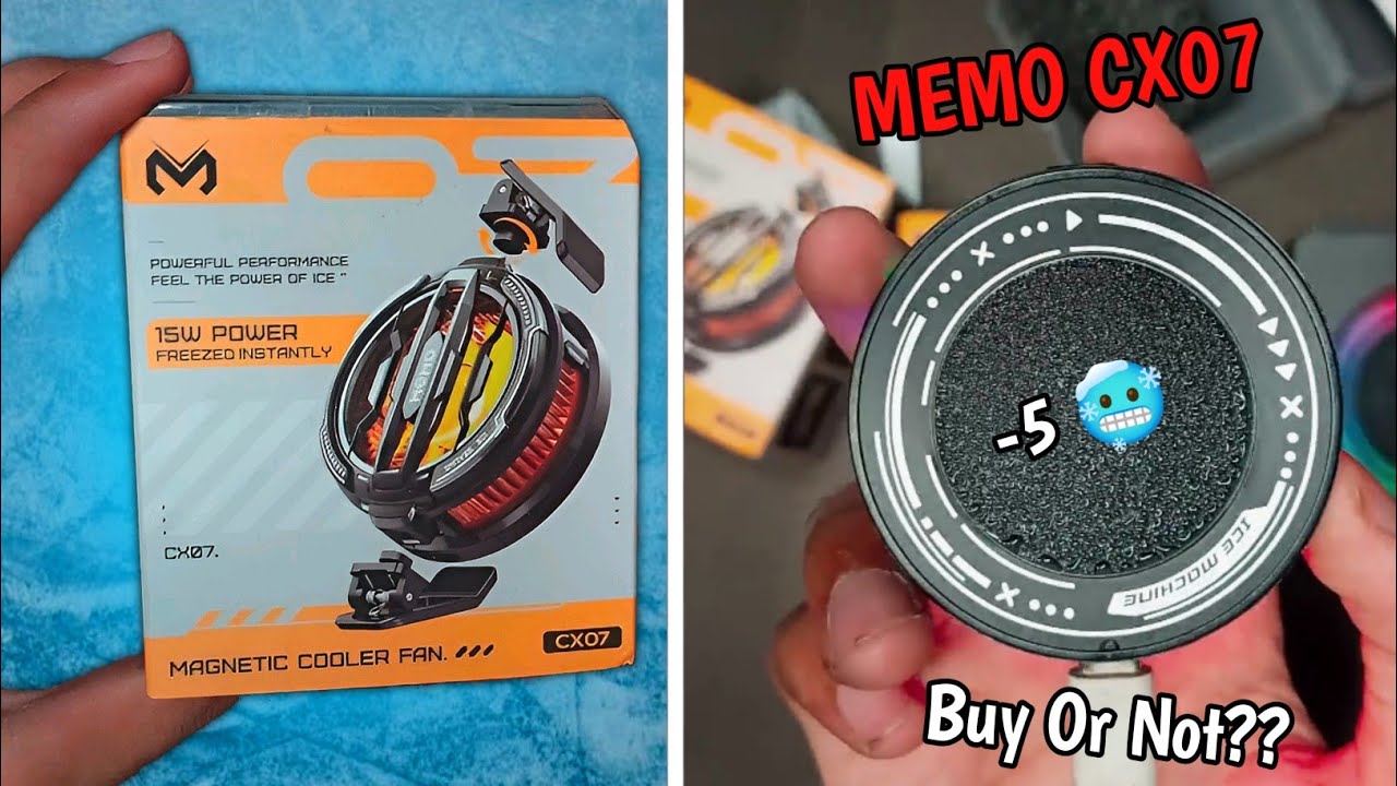 Memo CX07 Extreme Cooling Test 2025 | Best Cooling Fan ? Buy or Not ...