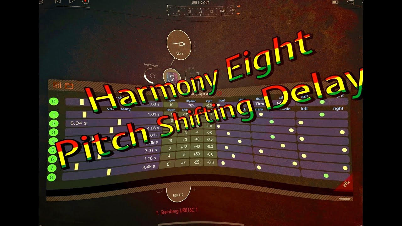 Harmony Eight by Virsyn - Pitch Shifting Delay - Demo by Doug & Jo ...