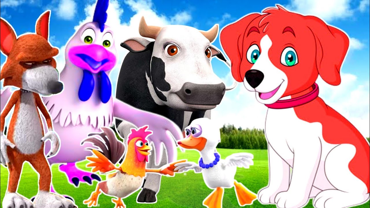 El pollito pia 3D animal game- Amaging 3D Animals Cartoon Dance ...