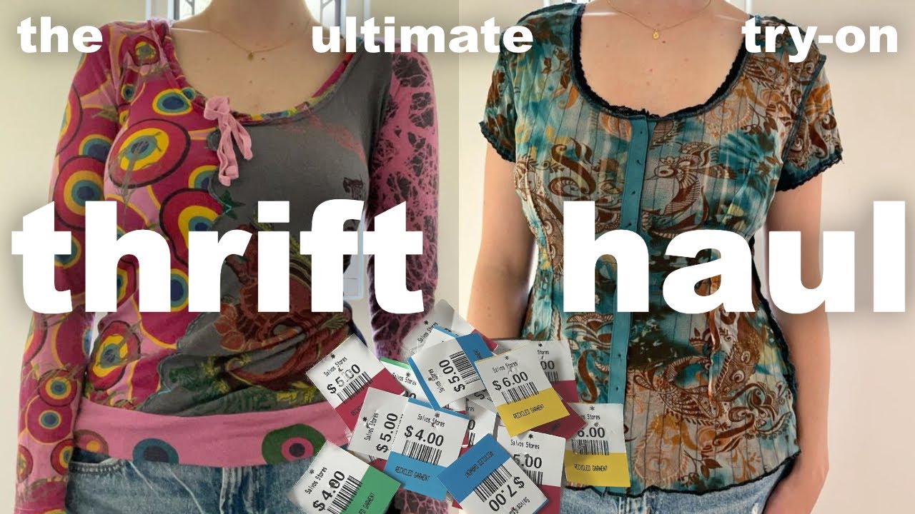 THE ULTIMATE THRIFT HAUL (+TRY ON) ☆ - YouTube