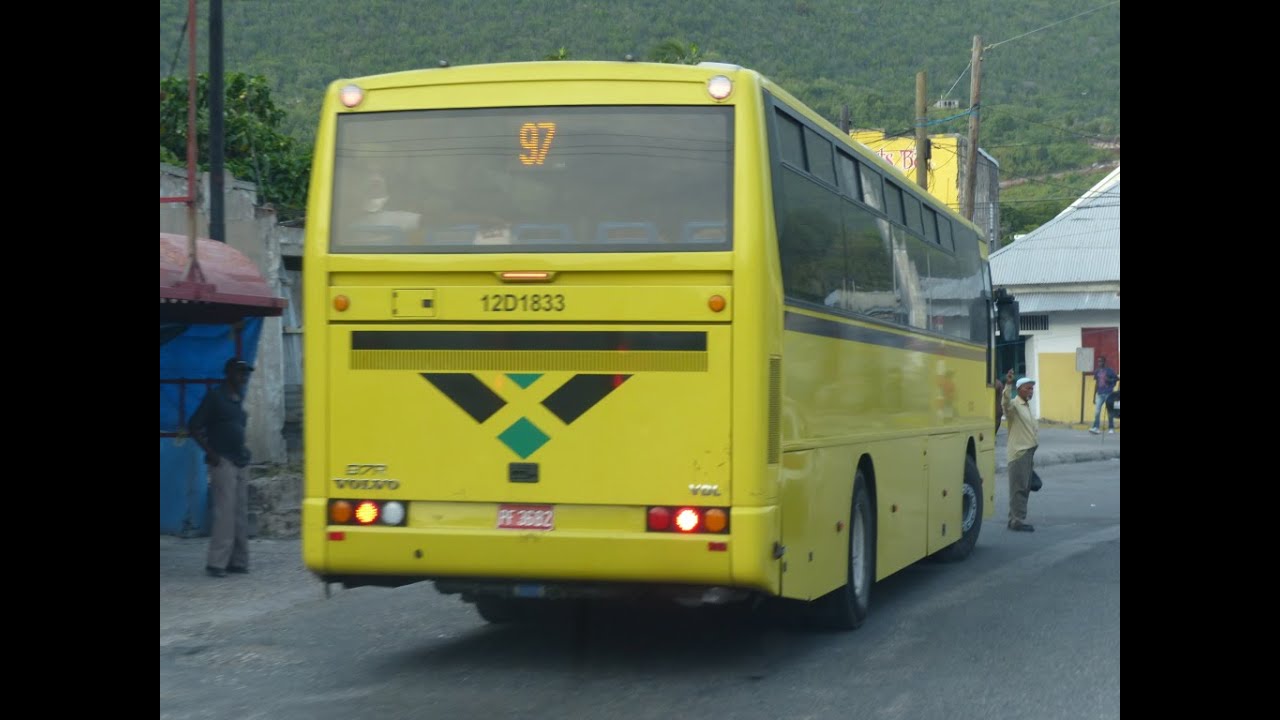 [EVENING] JUTC 2012 Volvo B7R (12D) 1832 on Route 83 (VDL Mistral ...