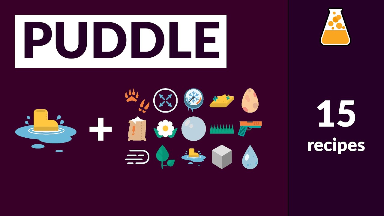 How to USE the PUDDLE in Little Alchemy 2 - YouTube