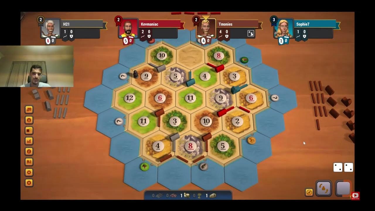 Catan: #58 - Road to top 20 - double OWS - YouTube