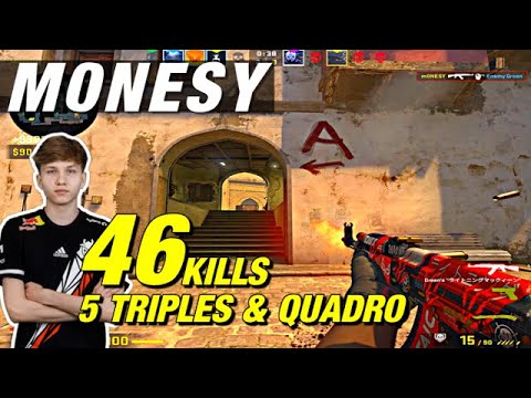 m0NESY mirage game (46kills) 5 Triples! CSGO m0NESY POV - YouTube