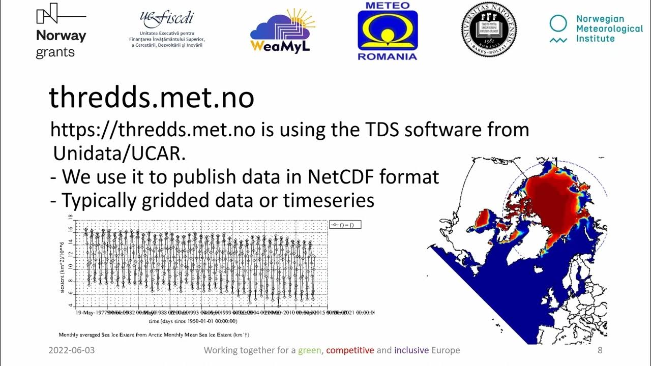 A brief introduction on the netCDF file format, the OPeNDAP protocol and THREDDS Data server ...