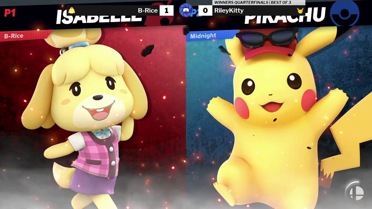 TSL 213 SSBU Winners Quarters - B-Rice (Isabelle) vs RileyKitty ...