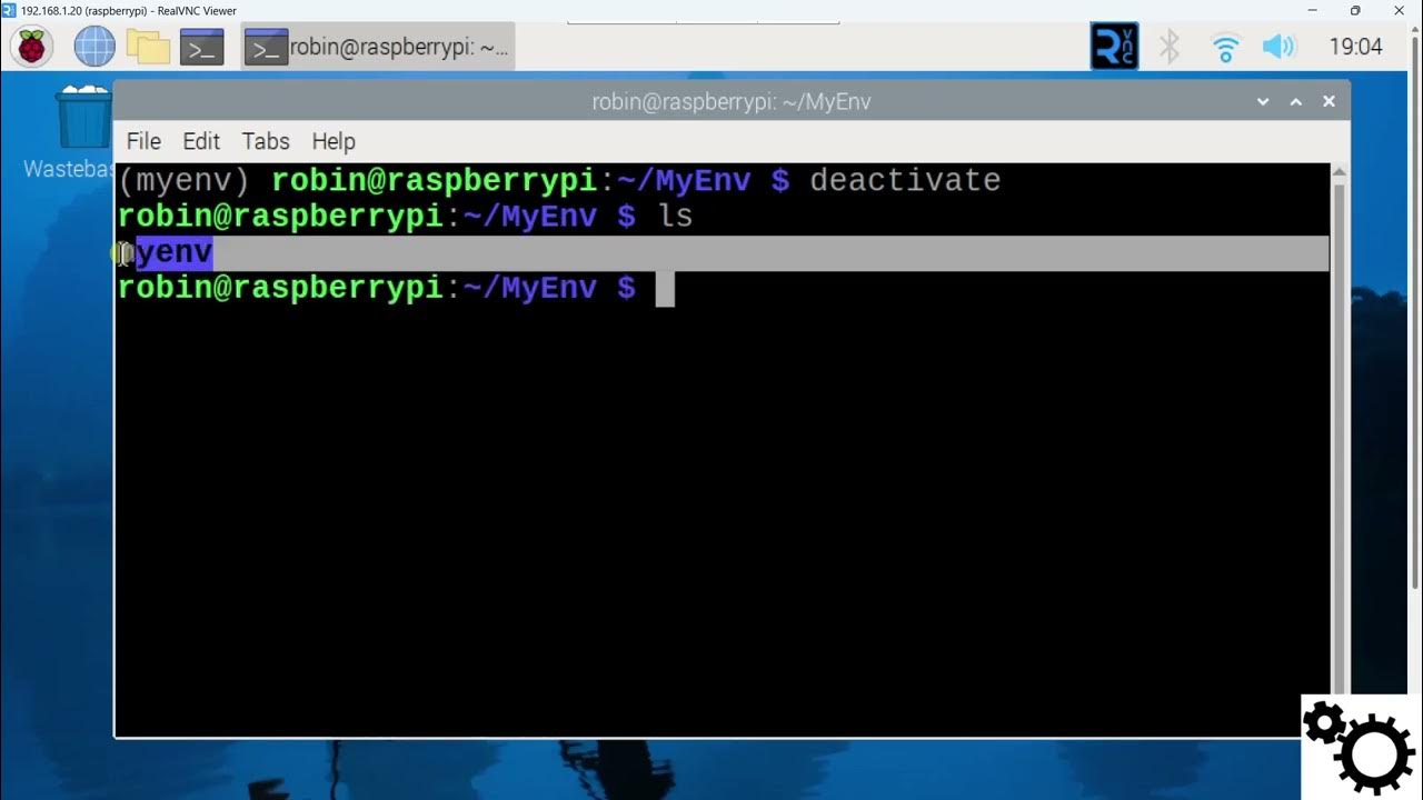 Raspberry Bookworm - virtualenv - How to remove the virtual environment - YouTube