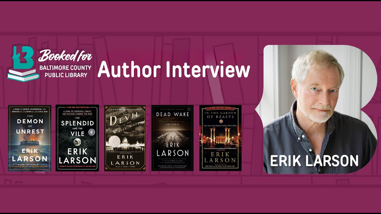 Author Profile: Erik Larson - YouTube