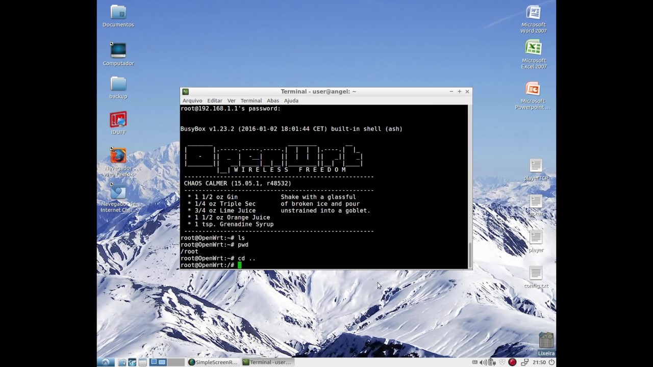 Modo fail-safe OpenWRT - YouTube