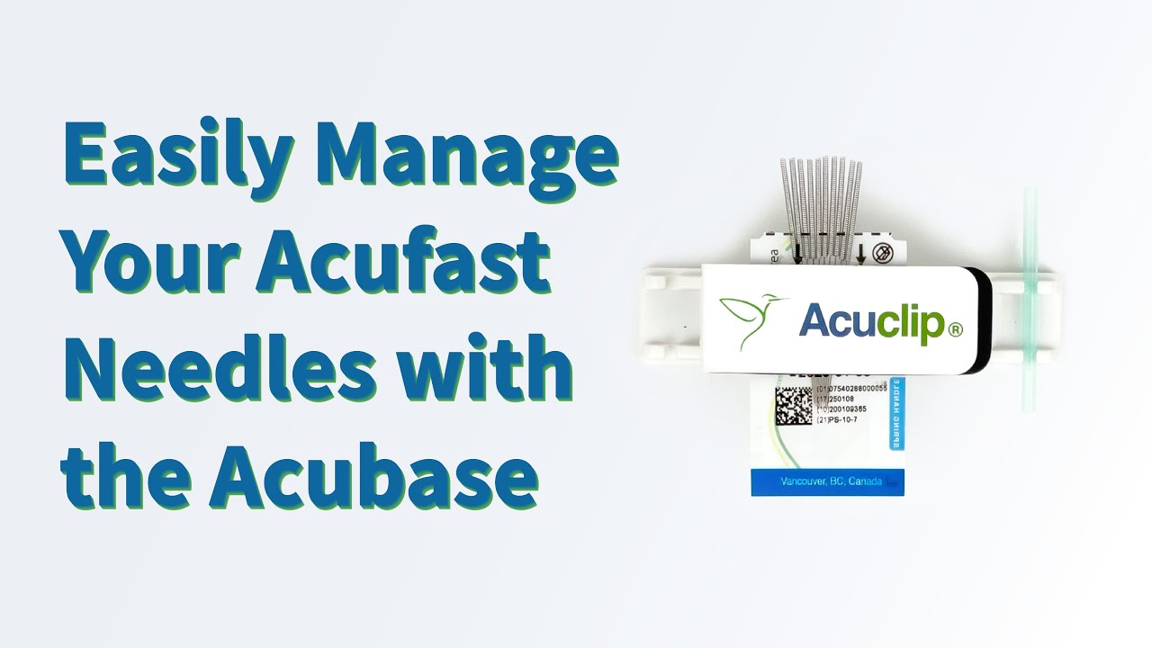 How to use the Acubase to Manage your Acufast Earth Friendly Needles ...