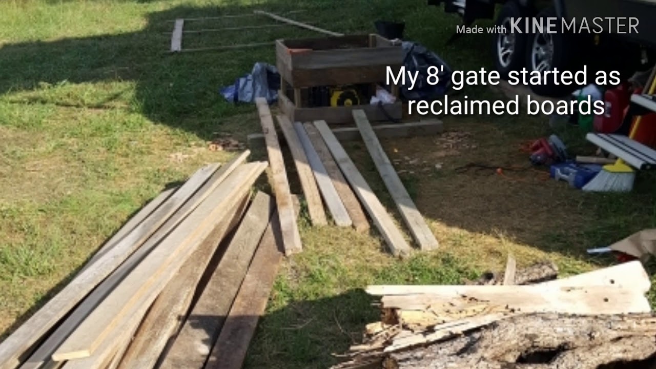 DIY heavy gate install - YouTube