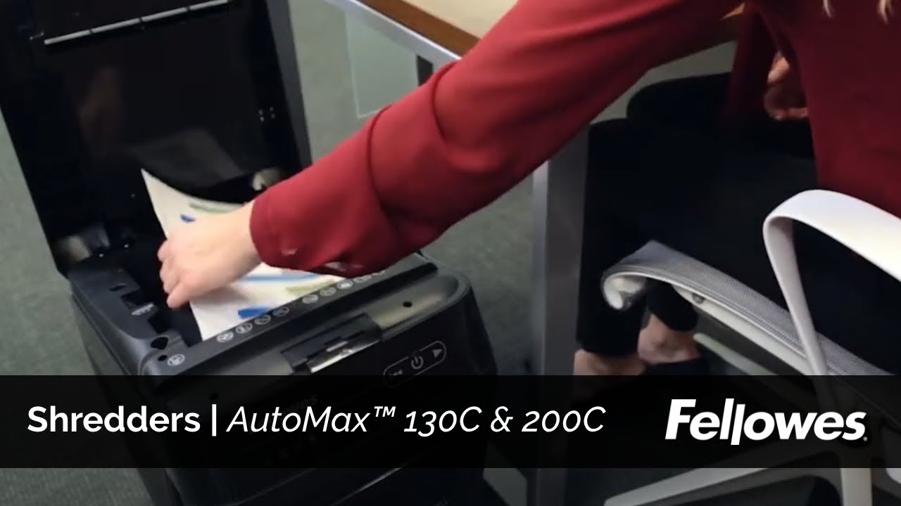 Choosing an Office Paper Shredder That’s Automatic-Fellowes AutoMax ...