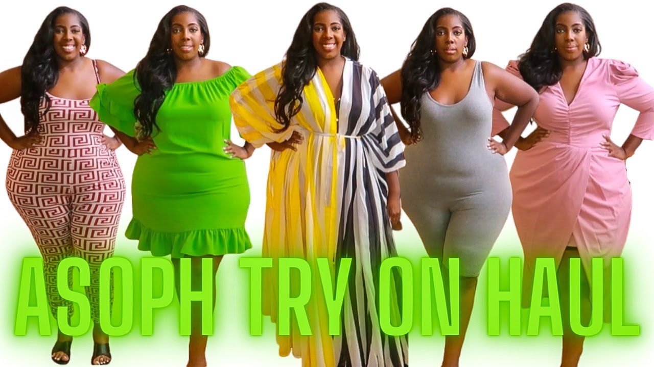 ASOPH PLUS SIZE TRY ON HAUL |PRETTY NICI| 2X/3X - YouTube
