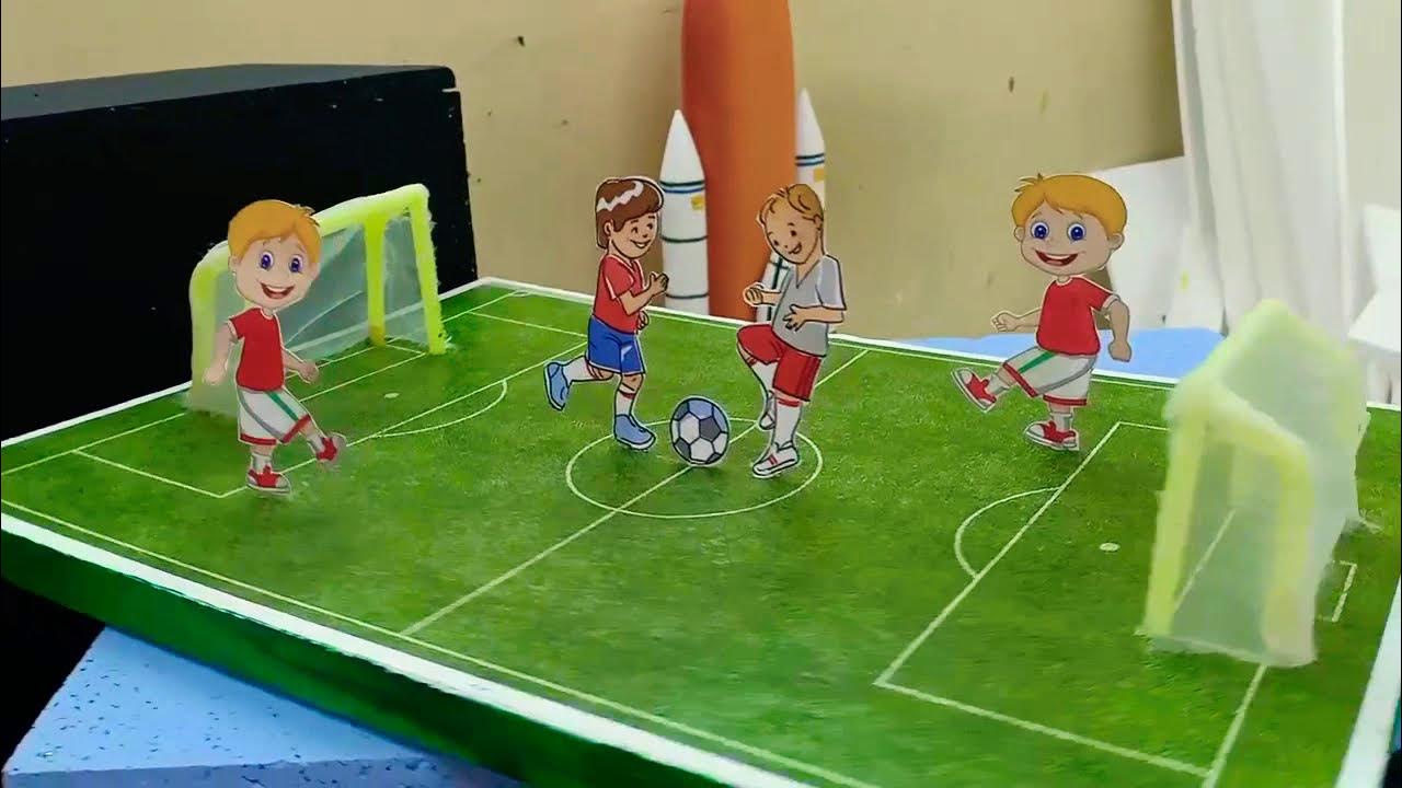 School Project - Football Game Model - YouTube
