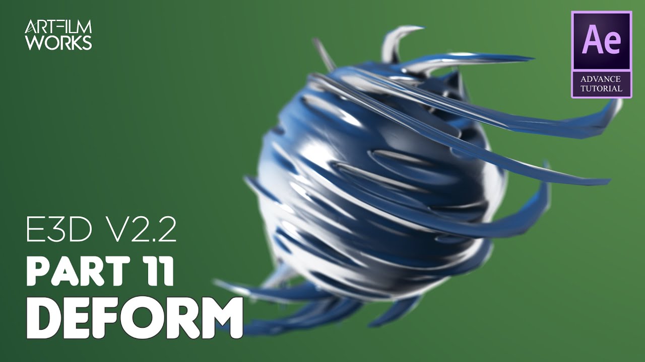 How to use Deform in Element 3D V2.2 | Part 11 | After Effects Hindi Tutorial - YouTube