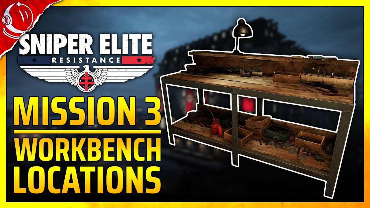 Mission 3 - ALL Workbench Locations - Sniper Elite: Resistance - YouTube