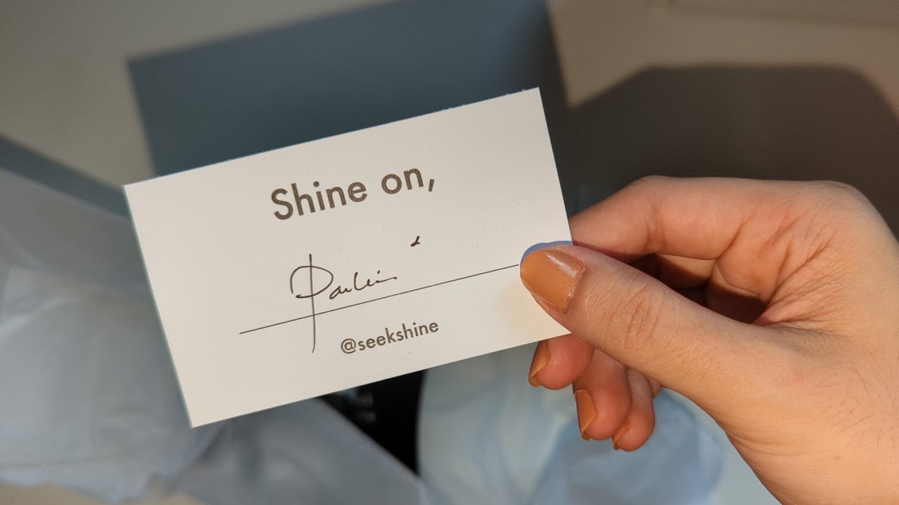 Unboxing | Seek Shine jewelry - YouTube