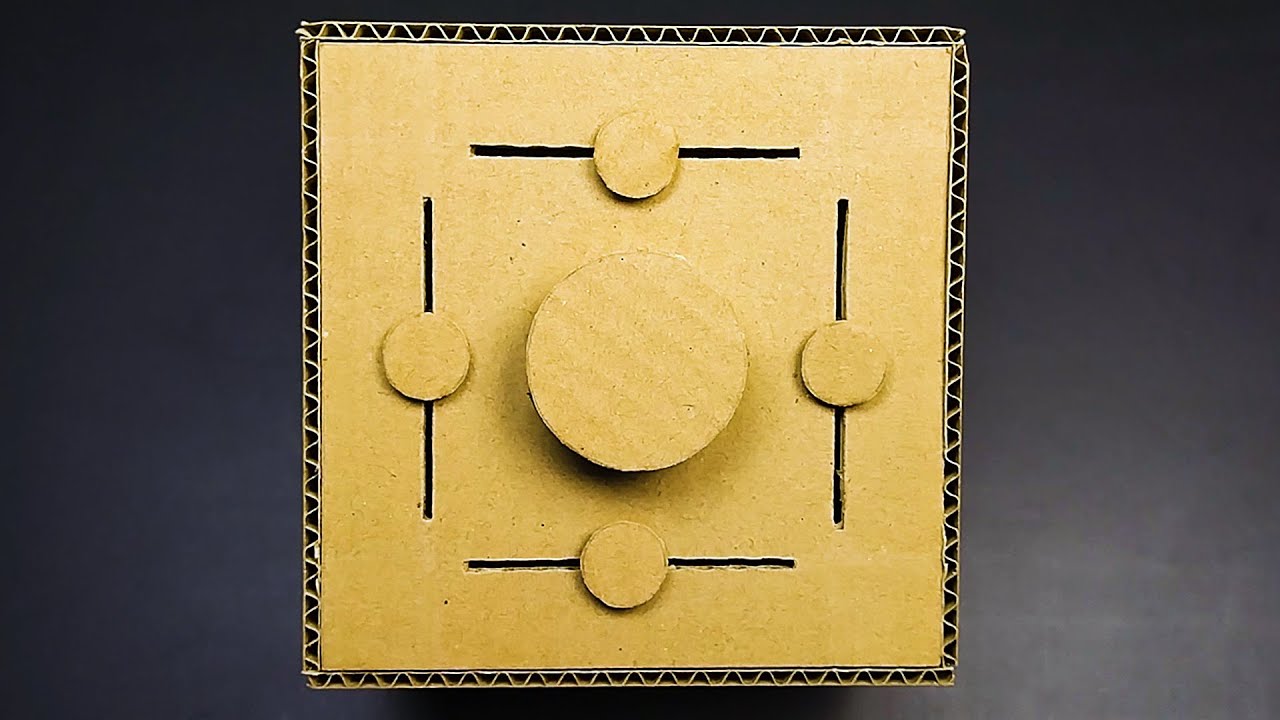 Cardboard Coin Bank Box | How to make Coin Bank Box from Cardboard ...