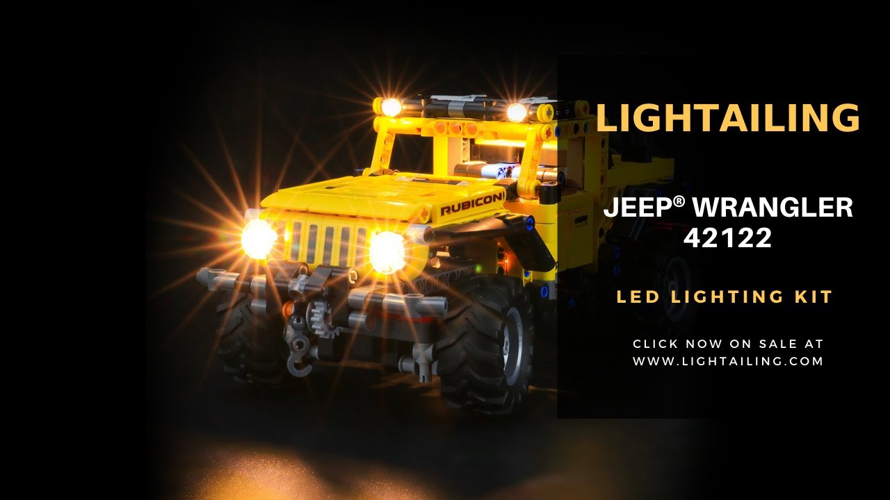 Lightailing Light Kit For Lego Jeep® Wrangler 42122 - YouTube