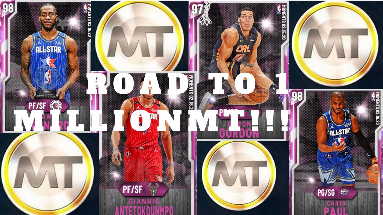 NBA 2K20- ROAD TO 1 MILLION MT EP.1+ PACK OPENING!!! - YouTube