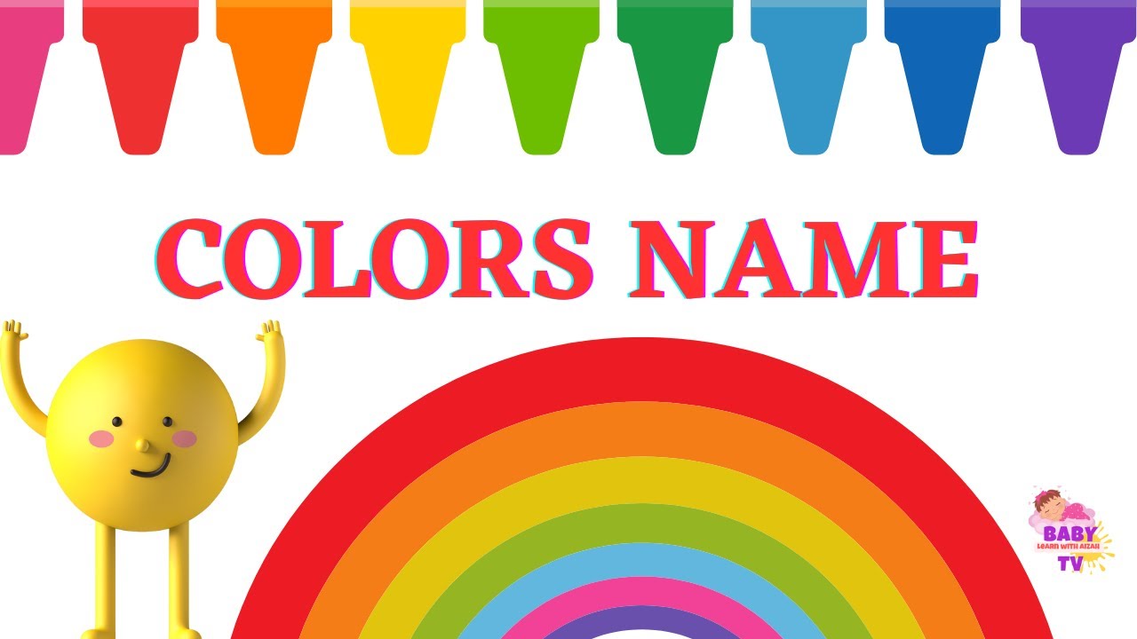 Names of colors/learn colors names in english/learn colors Preschool ...