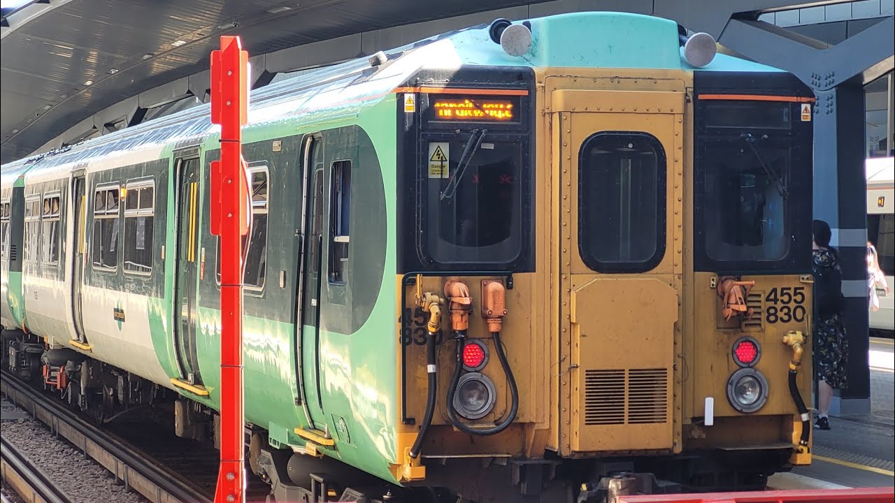 Southern Class 455830 (Last Day in Service - YouTube