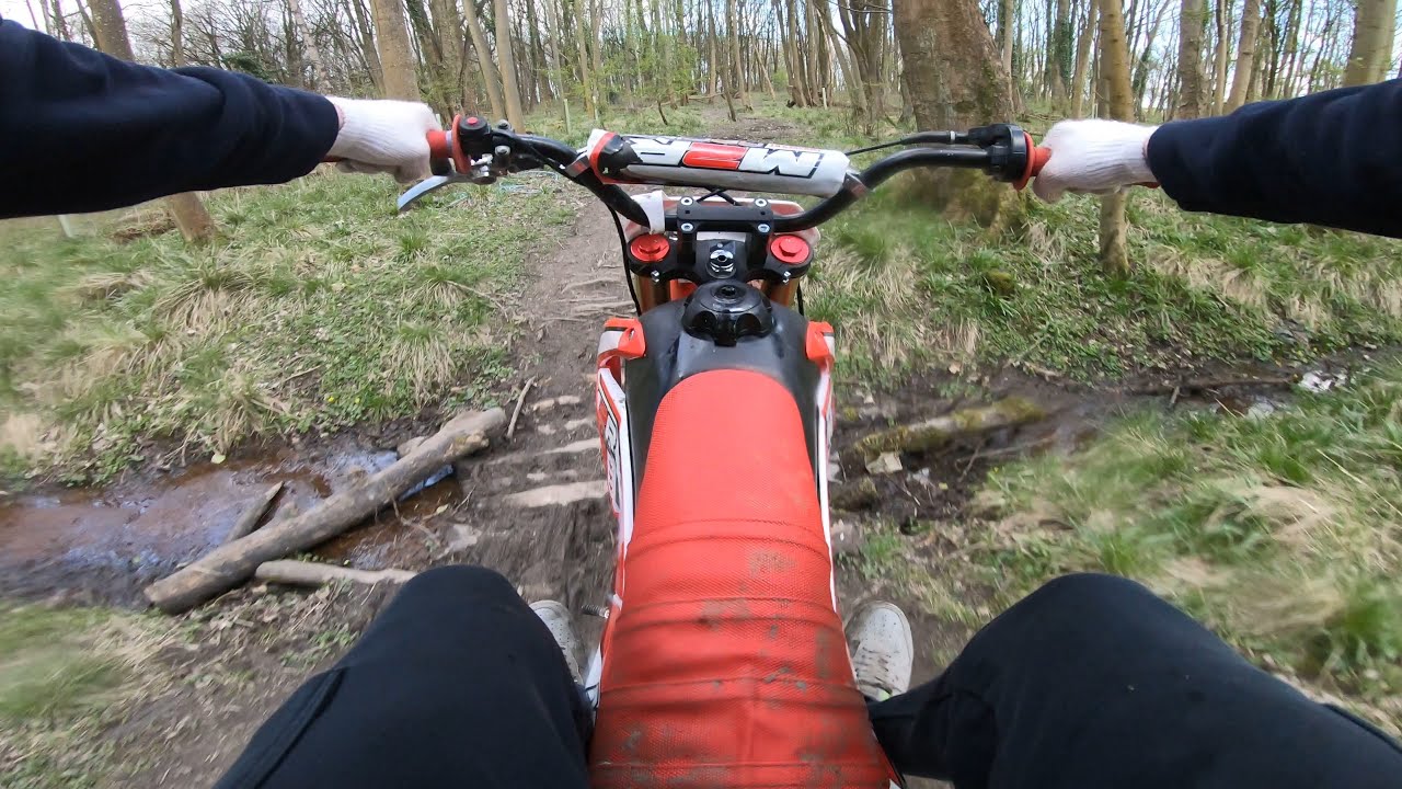 Local Pit Bike Trail m2r rf 140cc - YouTube