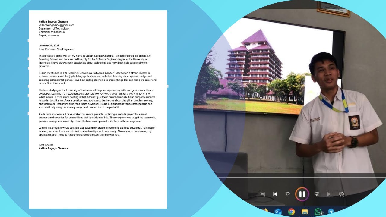 Retelling Motivation Letter - Vallian Sayoga Chandra (XI RPL) - SMK IDN ...