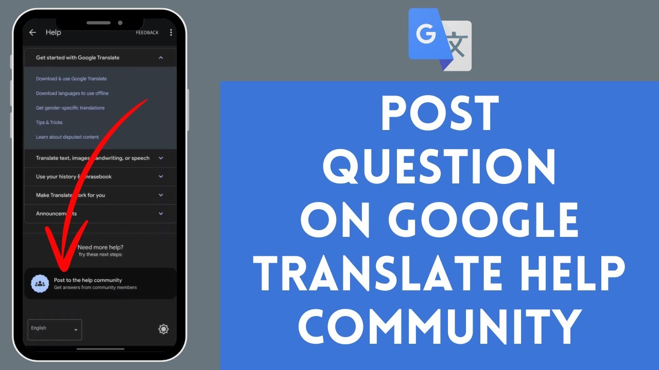 How to Post a Question in Google Translate Help Community | Get Support ...