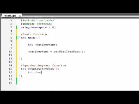 Buckys C++ Programming Tutorials - 68 - Cool Program Working with Files - YouTube