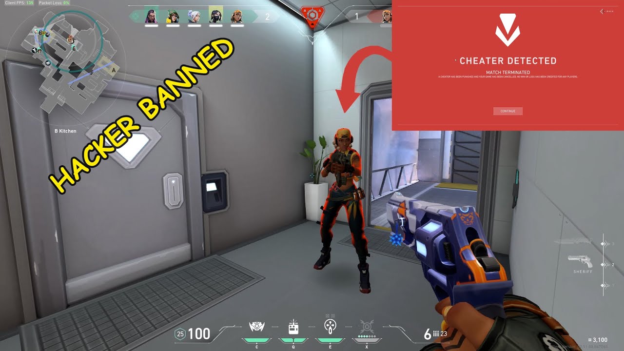 Cheater Detected in Valorant! || (VALORANT HACKER) - YouTube