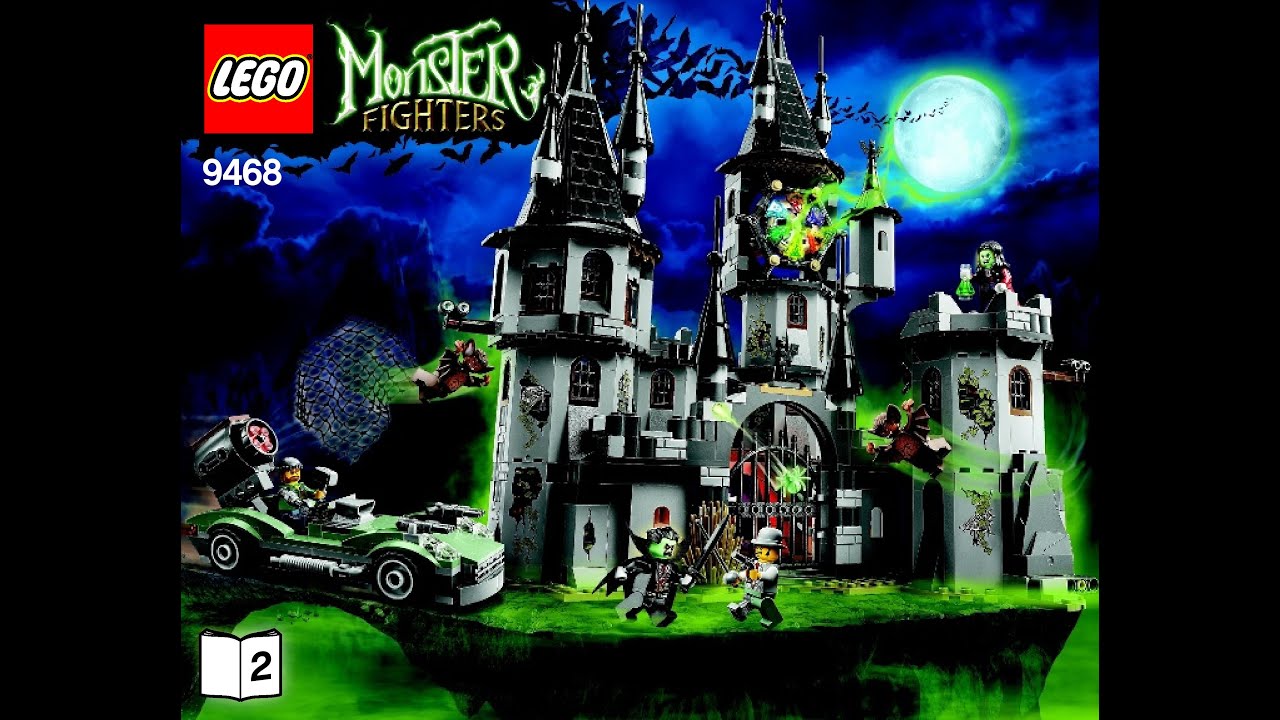 LEGO Monster Fighters Vampyre Castle 9468 Set Book 2 Instructions DIY ...