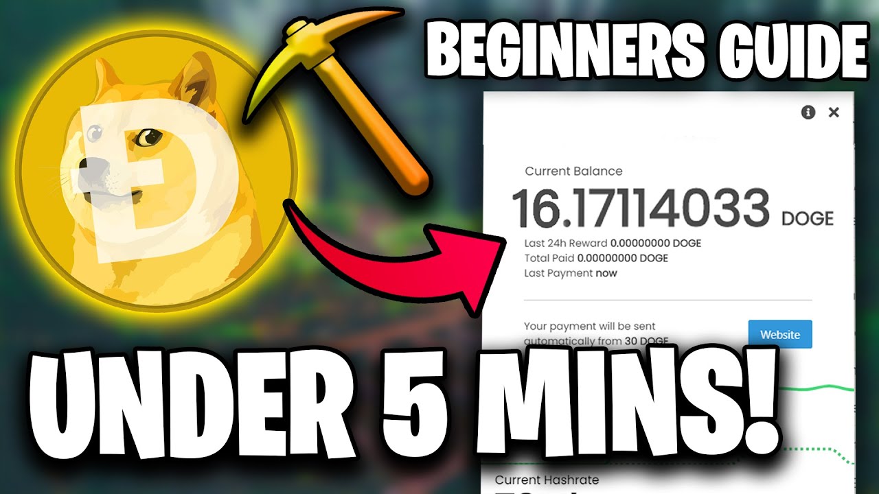 🔧 How To Mine Dogecoin Under 5 Minutes! ⛏️ With Any PC | Beginners ...