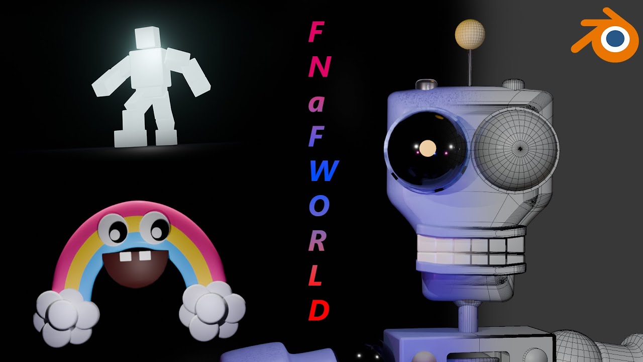FNaF World 3D Models [Blender] Links In Description! - YouTube