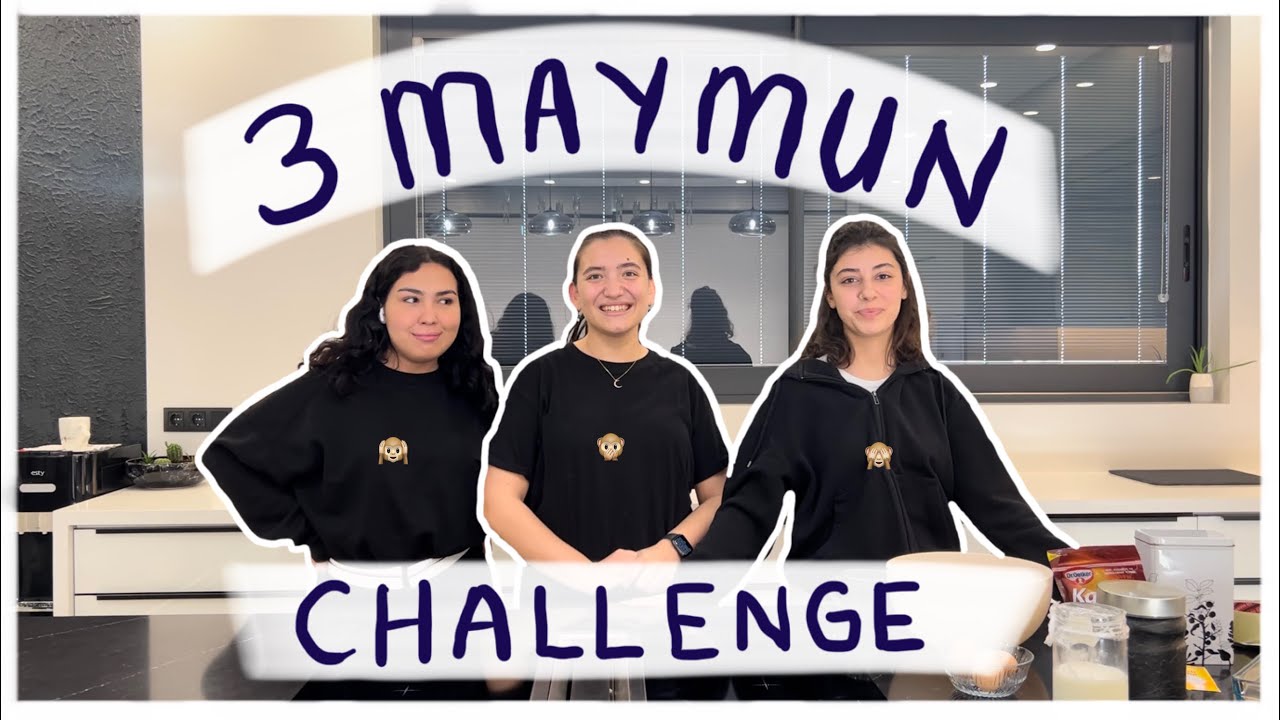 3 MAYMUN CHALLENGE🙈🙉🙊 - YouTube