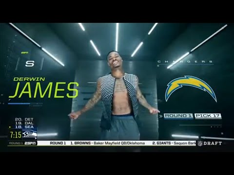 Chargers Select DB Derwin James (2018 NFL Draft) - YouTube