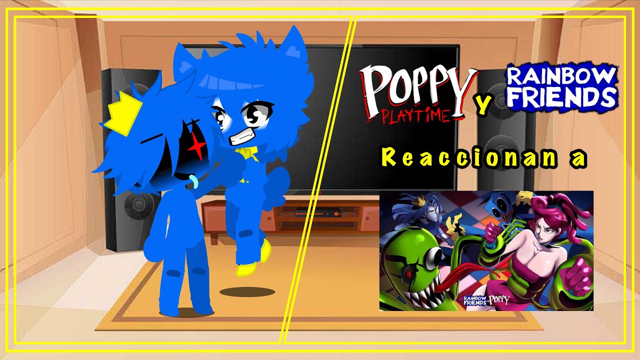 Rainbow Friends y Poppy Playtime reaccionan a Rainbow Friends vs Poppy ...