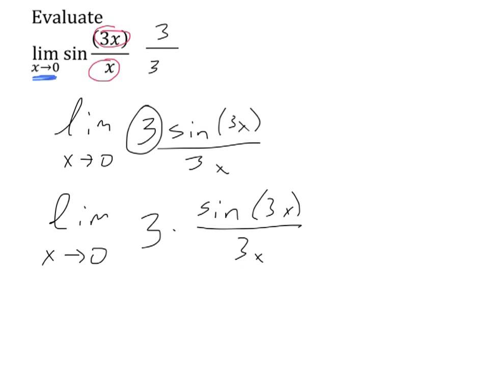 Lesson 1 4C Advanced Trigonometric Limits - YouTube