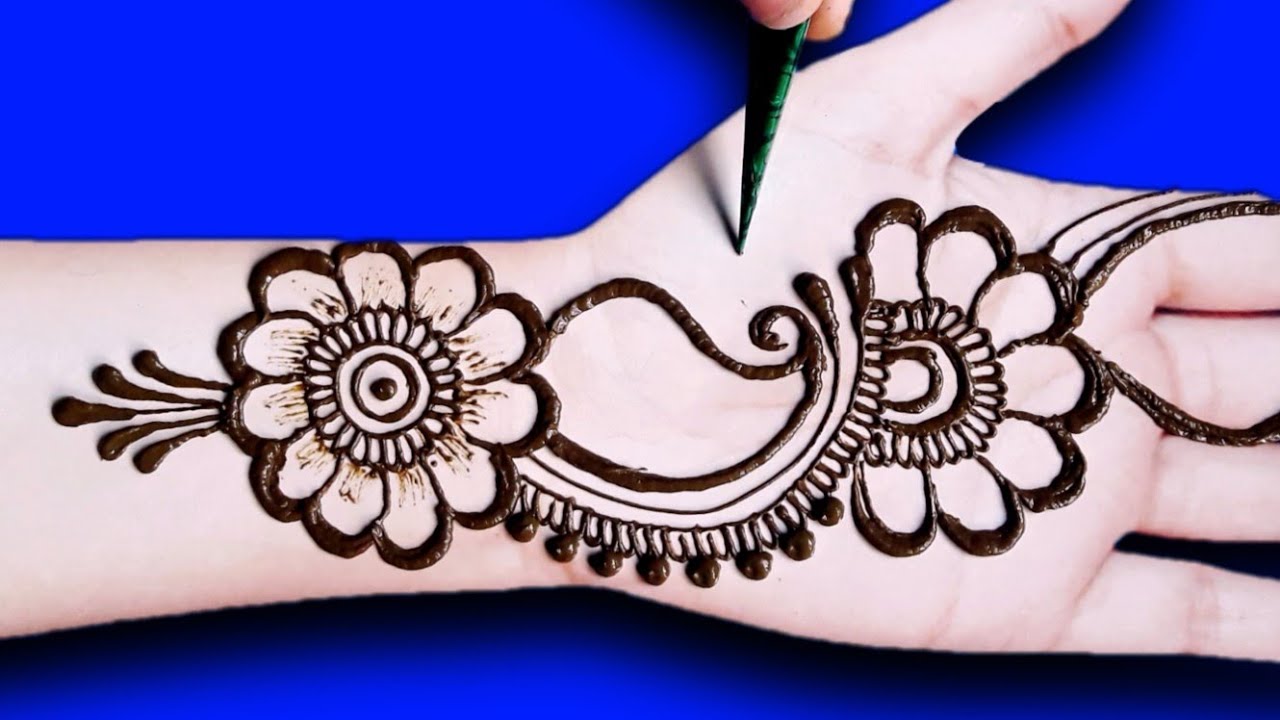 Simple mehndi design 2021 new - mendini design Simple - Mahdi ka dizain ...