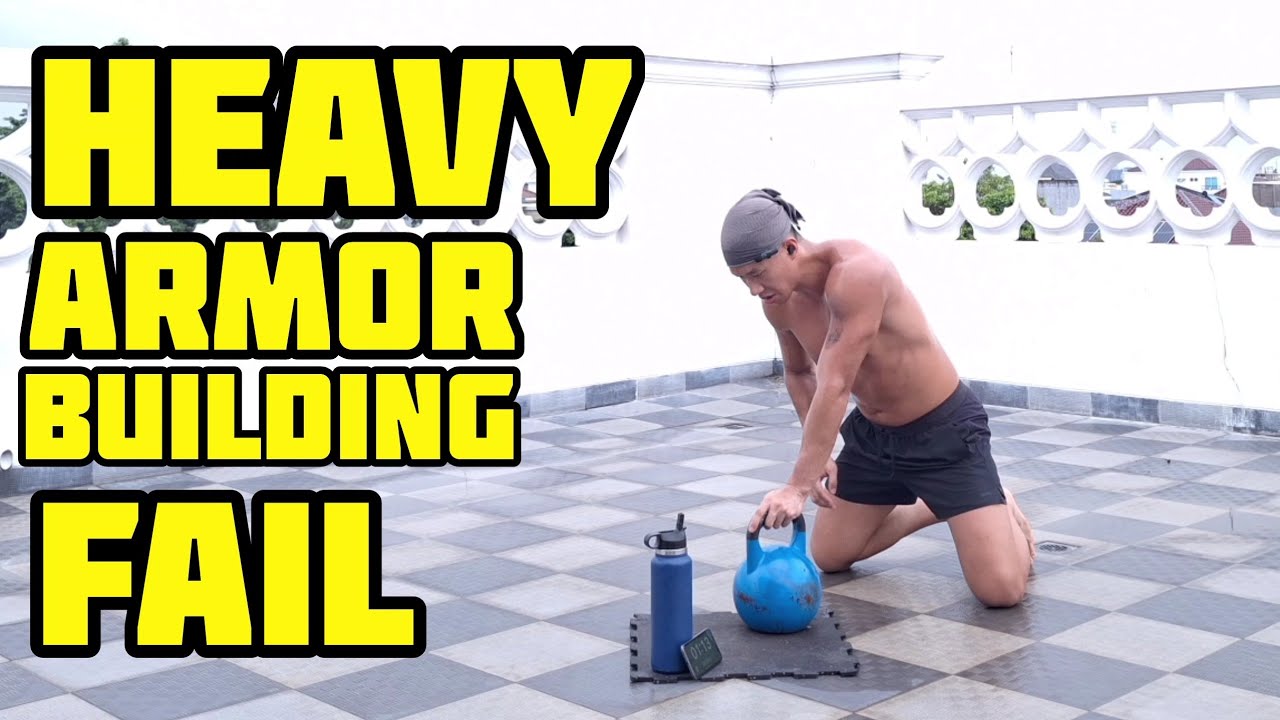HEAVY Armor Building FAIL | Single Kettlebell Workout - YouTube