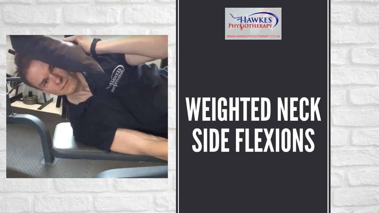 Weighted Neck Side Flexions: Technique video - YouTube