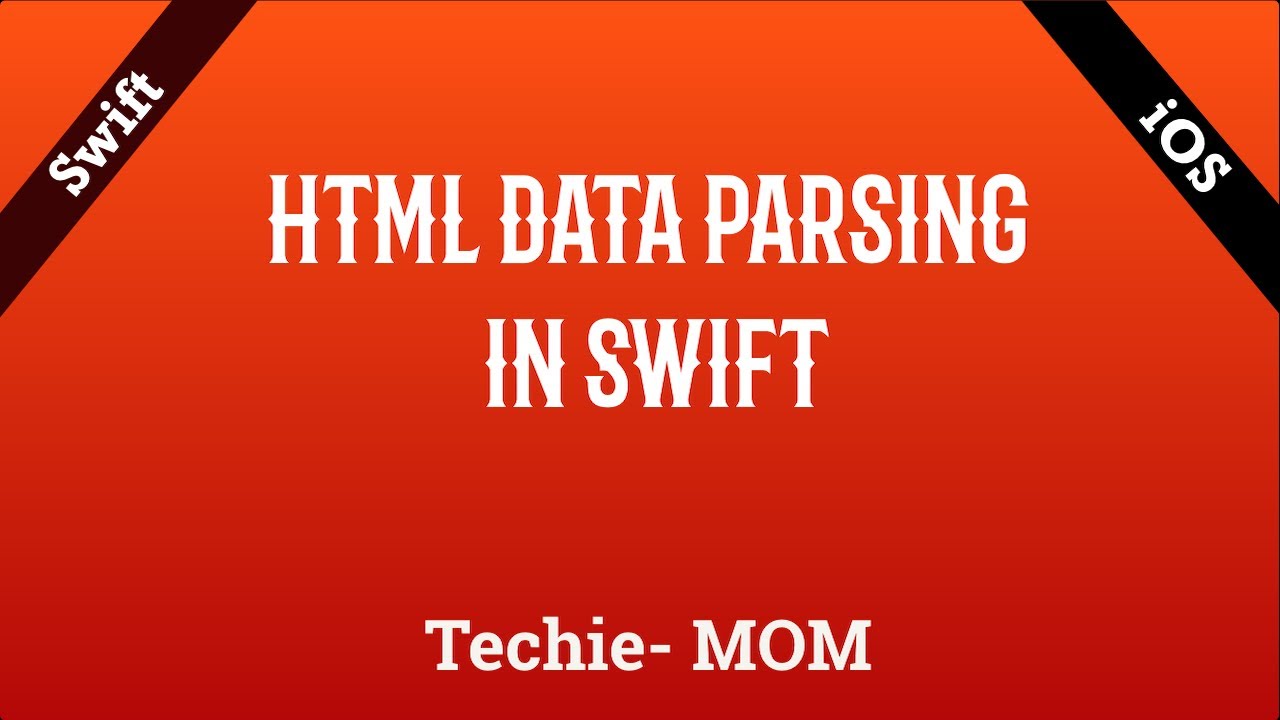 Html String Parsing In Swift Swift Tutorials Showing Html Content