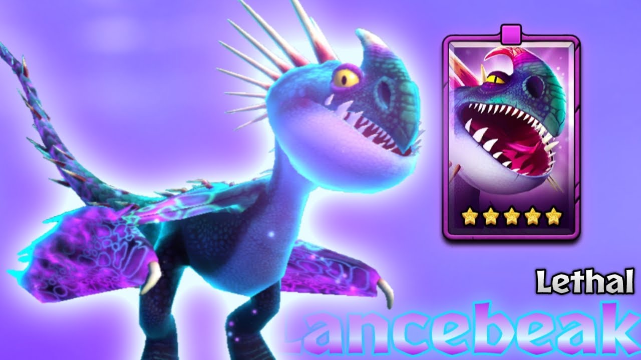 Lethal Lancebeak - 5-Star Premium Purple Deadly Nadder | Dragons: Titan ...
