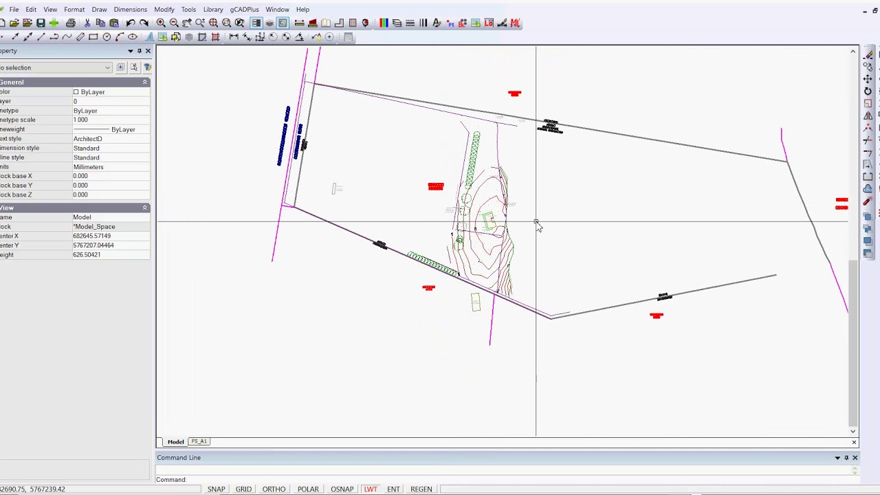 Another case study showing conversion of an AutoCAD survey drawing to ...