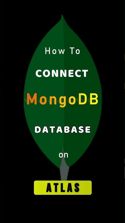 How To Connect Mongodb Database On Atlas Mongodb Nodejs Restapi Database Webdevelopment