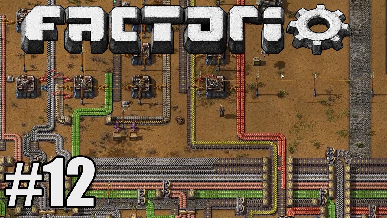 Roboty Logistyczne - Factorio #12 - YouTube