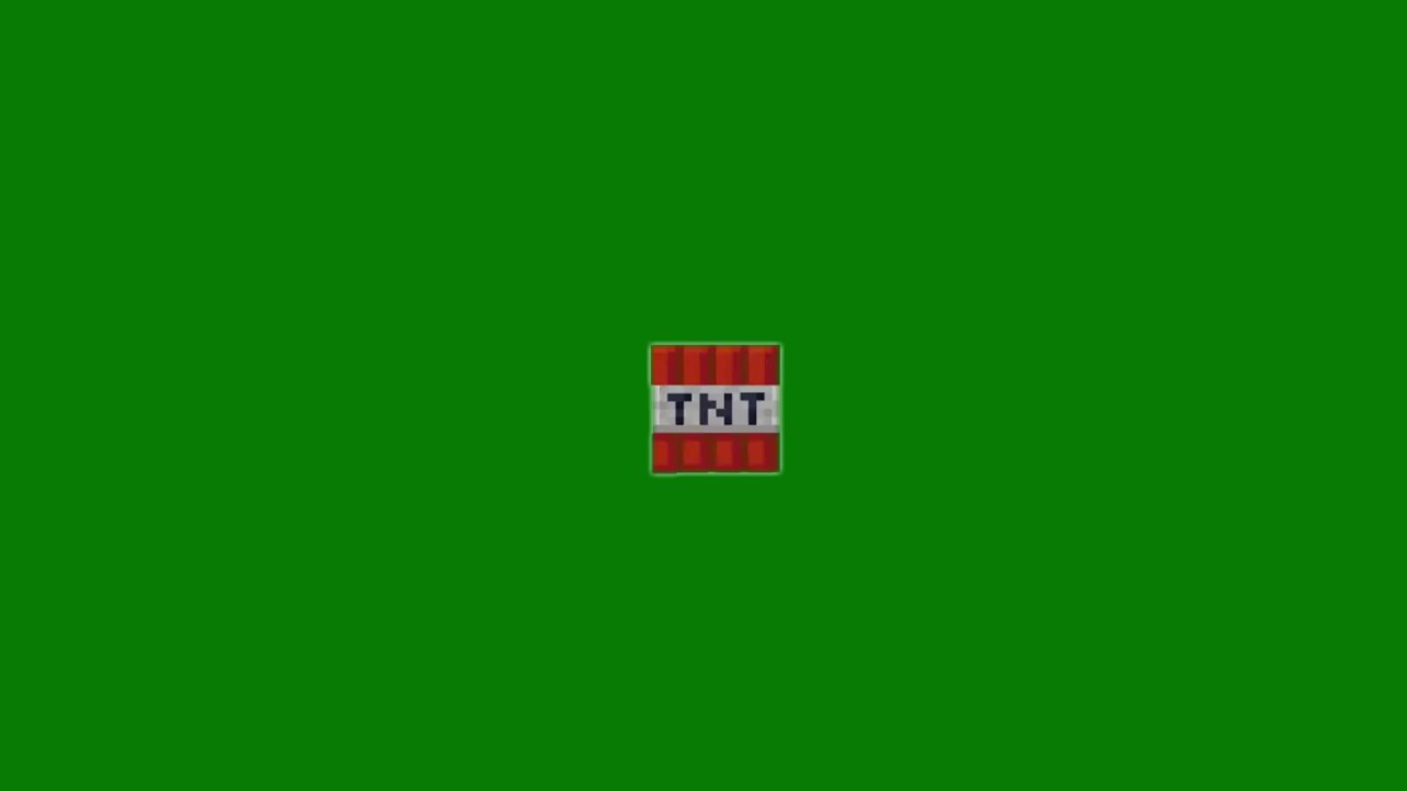 TNT Explotando Pantalla Verde 4K - Efectos De Explosión De Minecraft ...