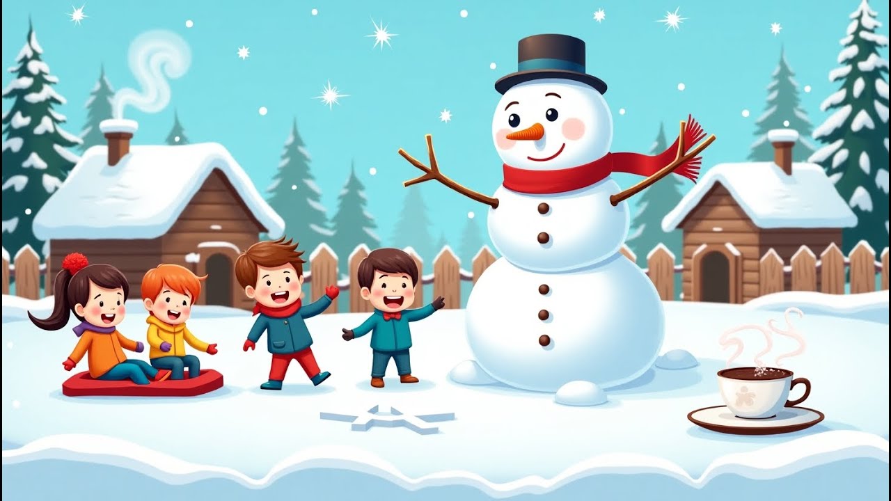 Winter Song (Fun in the Snow) | Fun in the Snow ️☃️ | Rhymy TV Nursery ...