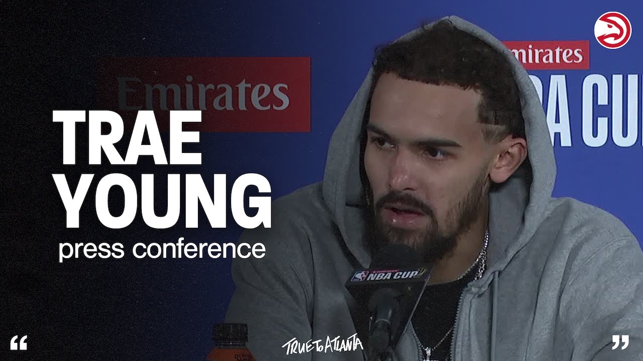 Hawks vs. Bucks Postgame Press Conference: Trae Young - YouTube