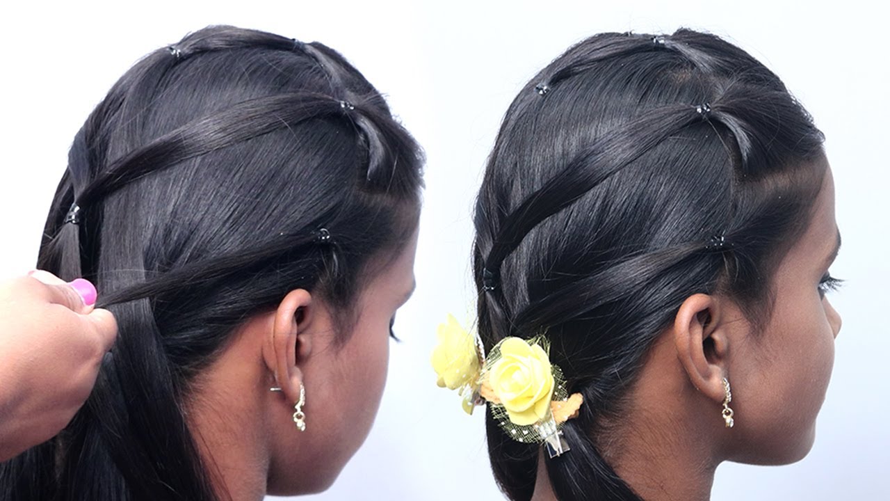 Latest juda hairstyle for wedding guest || bridal hairstyle || ladies ...